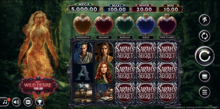 Immortal Romance Sarah's Secret Slot | Free Demo Play