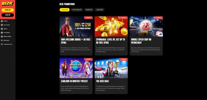 Rizk Casino Review | Bonuses, Promotions, Games