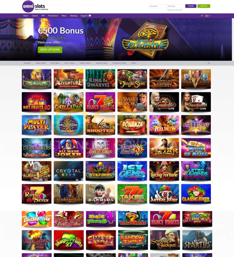 Omni Slots Casino | 2020 Review | Get Bonus @ PlayCasino.com