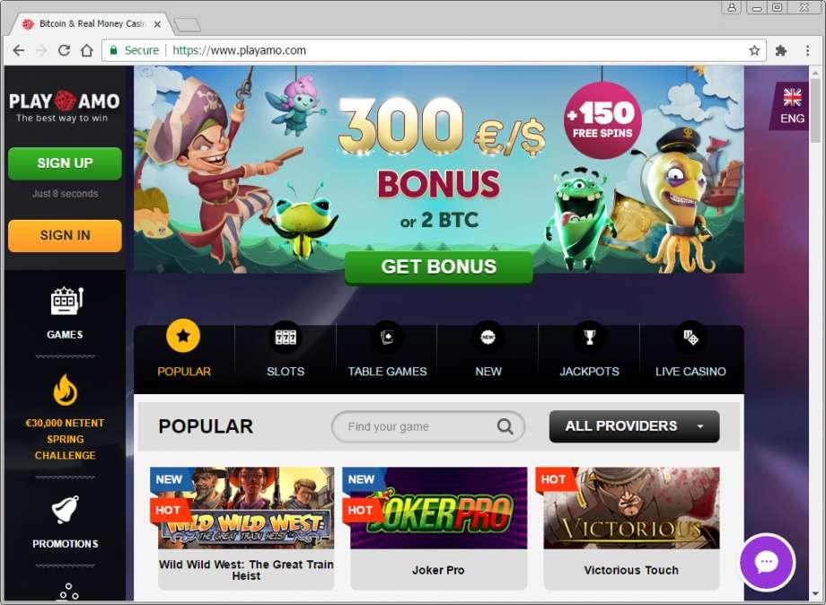 Playamo Casino 2020 Review Get Bonus PlayCasino