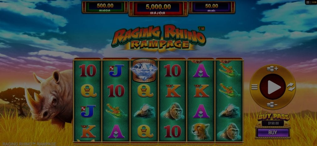 Raging Rhino Rampage Slot Game | Demo Play & Free Spins